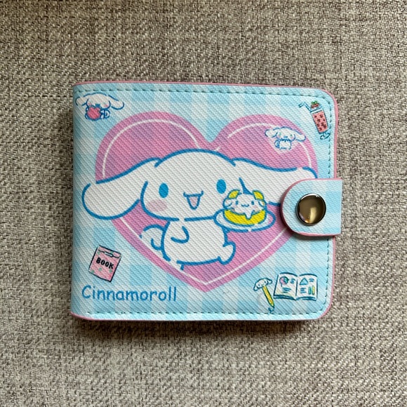 Bags | Hello Kitty Character Cinnamoroll Short Wallet Unisex | Poshmark